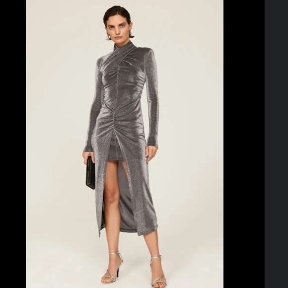 All Saints | Dresses | All Saints Ayla Metallic Dress | Poshmark